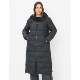 Funktionsmantel Brax "Style ASCONA", Damen, Gr. 36, schwarz, Web, 100% Polyester, Mäntel