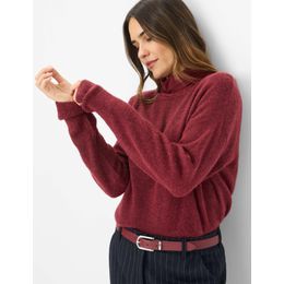 Brax Damen Strickpullover "Style LISA"dunkelrot, Gr. 46, Strick, 44% Polyamid, 28% Alpaka, 28% Wolle, Pullover