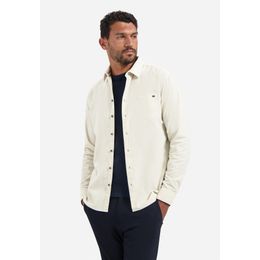 Langarmhemd NO EXCESS "NO EXCESS Cordhemd Shirt Solid Fine Herringbone", Herren, Gr. L, Normalgrößen, kit, 100% Baumwolle, regular fit, Hemden