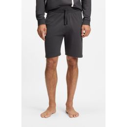 Sweatshorts BOSS "Authentic", Herren, Gr. L, N-Gr, grau (dunkelgrau 021), Sweatware, Obermaterial: 100% Baumwolle, kniefrei, Hosen