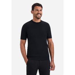 NO EXCESS Herren T-Shirt "NO EXCESS Gestricktes T-Shirt"schwarz, Gr. M, 85% Baumwolle, 15% Polyester, Shirts