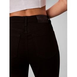 Skinny-fit-Jeans Calvin Klein Jeans "HIGH RISE", Damen, Gr. 33, Länge 30, schwarz (ck classic schwarz), Denim/Jeans, Obermaterial: 80% Baumwolle, 12% Polyester, 6% Elastomultiester, 2% Elasthan, unifarben, skinny fit lang, Jeans, klassische schmalgeschnittene Jeans