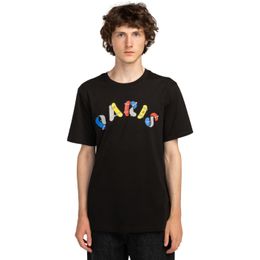 T-Shirt Element "Twisted Decks", Herren, Gr. L, schwarz (flint schwarz), 100% Baumwolle, Shirts