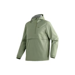 Outdoorjacke Maier Sports "OkokO Loop", Gr. L, gr&uuml;n (heugr&uuml;n), 100% Polyester, Jacken Outdoorjacke, Unisex Windbreaker, Schlupfjacke wasserdicht, verstellbare Kapuze