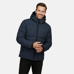 Steppjacke Cars Jeans "COSEY", Herren, Gr. L, navy, Web, Obermaterial: 100% Polyester, unifarben, normal, Rippbündchen, Jacken