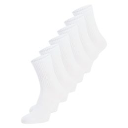 Socken YSABEL MORA, Damen, Gr. 35-38, weiß, Baumwollmischung, Socken, Baumwollmix, Multipack, ohne Bündchen