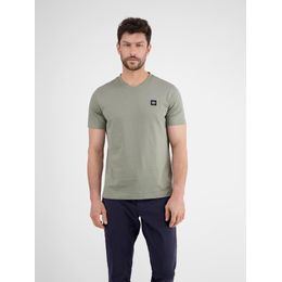 Lerros Herren T-Shirt "Lerros Herren T-Shirt mit V-Ausschnitt"tinted grau, Gr. XXL, 100% Baumwolle, Shirts