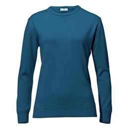 Peter Hahn - Pullover aus 100% Schurwolle-Pure Tasmanian Wool, türkis, Gr. 42 / M - Schurwolle