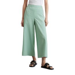 Marc O'Polo Chinohose MARC O'POLO "aus TENCEL&trade; Lyocell-Leinen-Mix", Damen, Gr. 32, Normalgr&ouml;&szlig;en, m408, Obermaterial: 90% Lyocell, 10% Leinen, unifarben, weit kurz, Hosen Chinohose