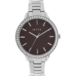 JETTE Analog Watch female Silver size One Size