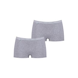 Sloggi Retro Pants ' Basic+ Short ' Damen Gr&ouml;&szlig;e XL graumeliert