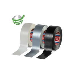 Tesa Duct Tape, 50mx50mm, mit recyceltem Träger, weiß (60462-00006-00)