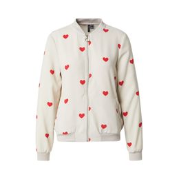 V&eacute;ro Moda Vero Moda Jacke 'VMCOCO' Damen Gr&ouml;&szlig;e S silbergrau / rot Sommerjacke