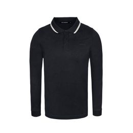 K by KARL LAGERFELD Karl Lagerfeld Poloshirt Herren Gr&ouml;&szlig;e M dunkelblau / wei&szlig;
