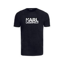 K by KARL LAGERFELD Karl Lagerfeld T-Shirt Herren Gr&ouml;&szlig;e XL dunkelblau / wei&szlig;