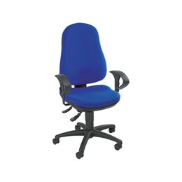 Topstar Bürodrehstuhl royalblau Lehnen-H.580mm Sitz-H.420-550mm ohne Armlehnen (8170G26)