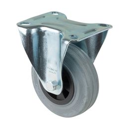 BS Rollen Bockrolle, Durchmesser 100mm L410.B46 70kg, Stahl verzinkt (L410.B46.100)