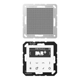 Jung Smart DAB+ Digitalradio Set Mono 1LS DAB A1 WW (DABA1WW)