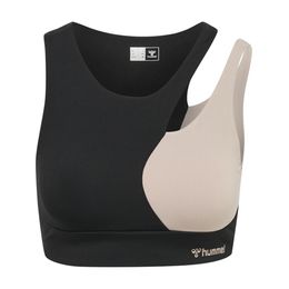 Hummel Sport-BH Damen Größe XL taupe / schwarz