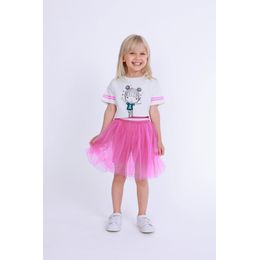 Blue Seven Mädchen Tüllrockazalee orig, Gr. 98, unifarben, Tüll, Obermaterial: 100% Polyester, Röcke, mit tollem Glitzer-Ringelbündchen und mit