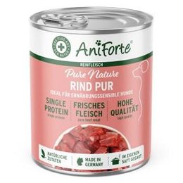 AniForte Nassfutter Rind Pur 6x400 g