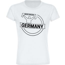 multifanshop Damen T-Shirt - Germany - Meine Fankurve - Druck schwarz - Frauen
