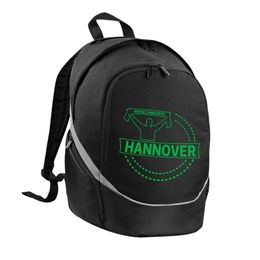 multifanshop Rucksack - Hannover - Meine Fankurve - Druck grün - Tasche