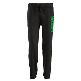 multifanshop Jogginghose - M&ouml;nchengladbach - Textmarker - Druck gr&uuml;n - Trainingshose