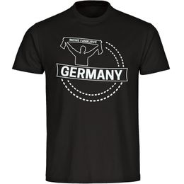 multifanshop Kinder T-Shirt - Germany - Meine Fankurve - Druck wei&szlig; - Kind