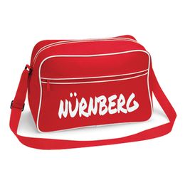 multifanshop Retrotasche - Nürnberg - Textmarker - Druck weiß - Tasche