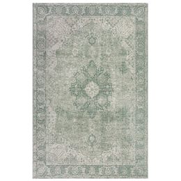 Vielseitiger Vintage Teppich "Coquet Tara". Farbe: Gr&uuml;n, 155x230 cm KADIMA DESIGN