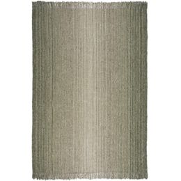 Luxus Handgewebter Teppich - Jute & Wolle Mix - "Weaver". Farbe: Grün, 200x290 cm KADIMA DESIGN