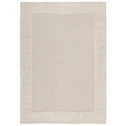 Exklusiver Wohnzimmerteppich "Calder", Wolle-Polyester-Mix, Farbe: Beige, 160x230 cm KADIMA DESIGN