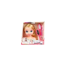 Toi-Toys LAUREN Styling-Kopf für Mädchen – Frisierkopf mit Bürste & Spiegel