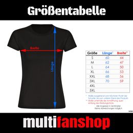 multifanshop Damen T-Shirt - Hoffenheim - Textmarker - Druck blau - Frauen