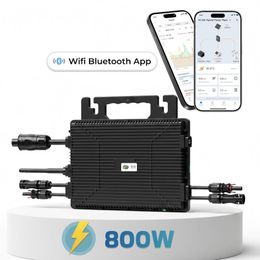 Astro-E Mikro-Wechselrichter 800 W TM-L800Mi f&uuml;r Balkonkraftwerk, IP67 wetterfest, Plug-&-Play Installation, 2 MPPT, Bluetooth & WIFI, Micro Inverter
