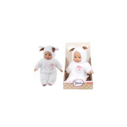Toi-Toys 02025B BEAU Babypuppe – Kuschelpuppe im Schaf-Anzug für Kinder ab 24 Monaten