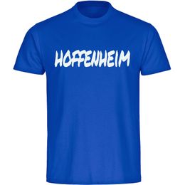 multifanshop Kinder T-Shirt - Hoffenheim - Textmarker - Druck weiß - Kind