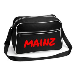 multifanshop Retrotasche - Mainz - Textmarker - Druck rot - Tasche