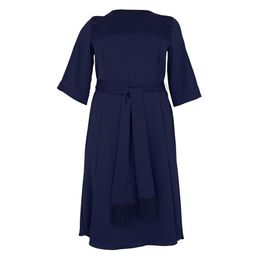 Yoek Kleid Damen Größe 38/40 marine Winterkleid