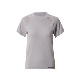 Hummel Funktionsshirt Damen Gr&ouml;&szlig;e S taupe / schwarz