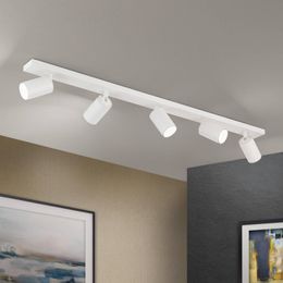 Orion Deckenstrahler Sean, wei&szlig;, 5-fl., Aluminium, GU10