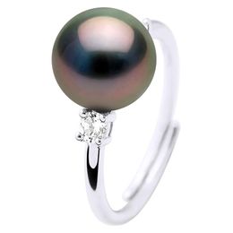 ATELIERS SAINT GERMAIN Silber-Ring mit Edelstein und Tahitizuchtperle - 85% | Schmuck