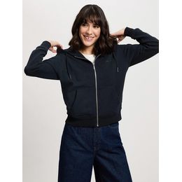 Cross Jeans Sweatjacke in Dunkelblau - 38% | Größe M | Damen-sweatshirts-jacken