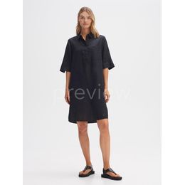 Opus Leinen-Kleid in Anthrazit - 74% | Größe 34 | Damen-kleider