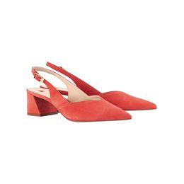 Högl Högl Leder-Slingpumps in Rot - 47% | Größe 39 | Pumps