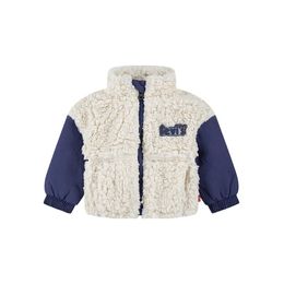 Levi's Kids Teddyjacke in Weiß/ Dunkelblau - 54% | Größe 104 | Babyjacken