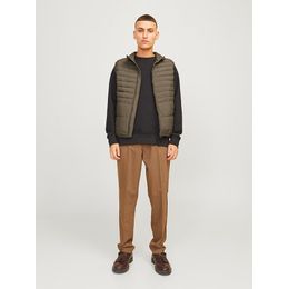 Jack & Jones Jack & Jones Steppweste "Estate" in Taupe - 76% | Gr&ouml;&szlig;e S | Herrenjacken