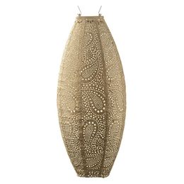 Lumiz LED-Solarlaterne ''Paisley Long Oval'' in Gold - (H)45 x Ø 20 cm - 17% | Lichterketten-dekobeleuchtung