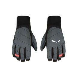 Salewa Funktionsfingerhandschuhe "Ortles" in Schwarz/ Grau - 51% | Größe S | Damenhandschuhe